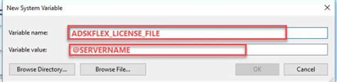 use the adskflex license file system variable to point to a license