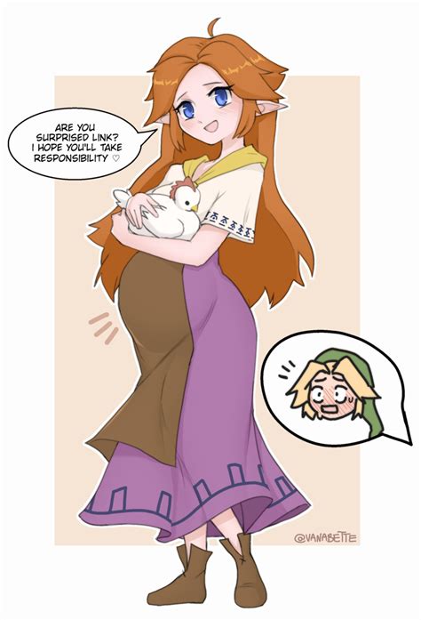 Rule 34 1girls Blue Eyes Cucco Dialogue Dress Female Link Link