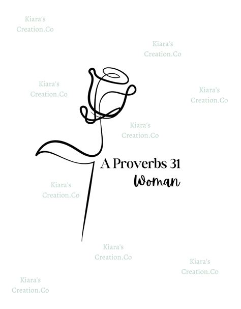 Proverbs 31 Woman Svg Png Cut Files For Cricut Silohuette Instant