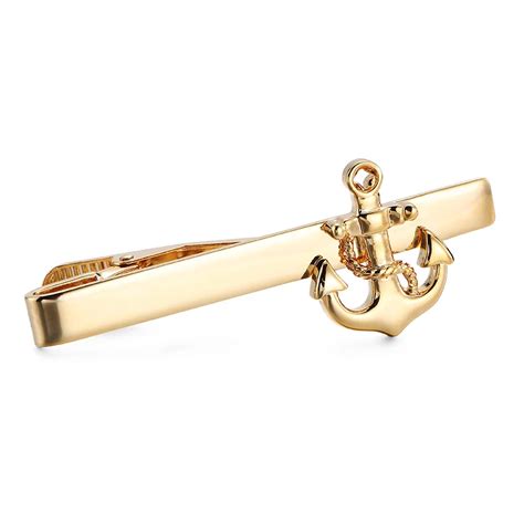 New Arrivals Business Men Fashion Simple Suit Tie Clip Necktie Golden