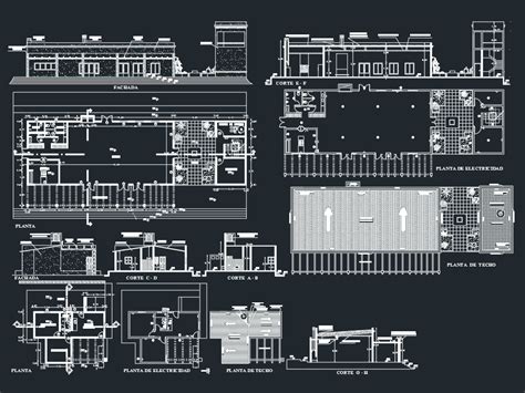 Salón De Eventos En Autocad Descargar Cad 1 65 Mb Bibliocad