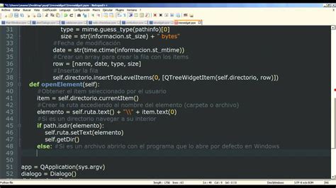 11 python pyqt interfaz gráfica tree widget signals acceso y