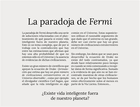 La Paradoja De Fermi Infografía Animada On Behance
