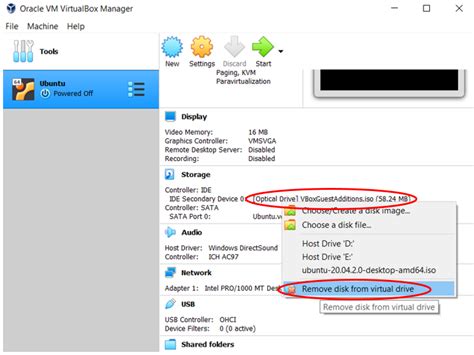 how to resolve error in installing virtualbox guest addition nucleio