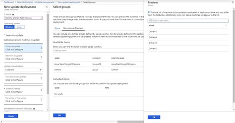 use dynamic groups with azure automation update management