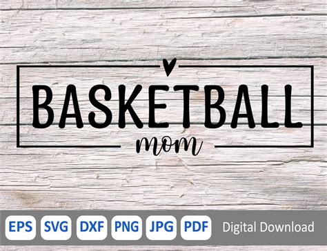 Basketball Mom Svg Basketball Svg Basketball Mama Svg Etsy