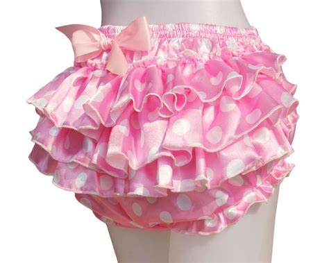 Pink Polkadot Diaper Cover Plastic Pants Abdl Ageplay Ddlg Playground