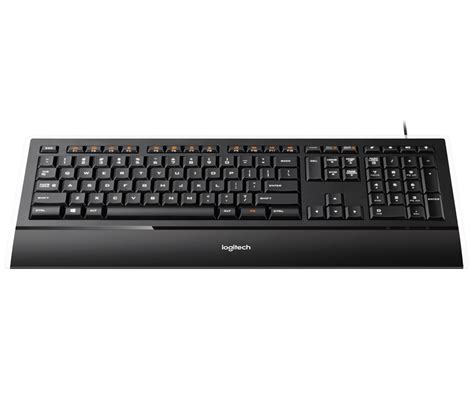 logitech k740 illuminated usb keyboard with built in palm rest