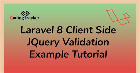 laravel 8 client side jquery validation example tutorial