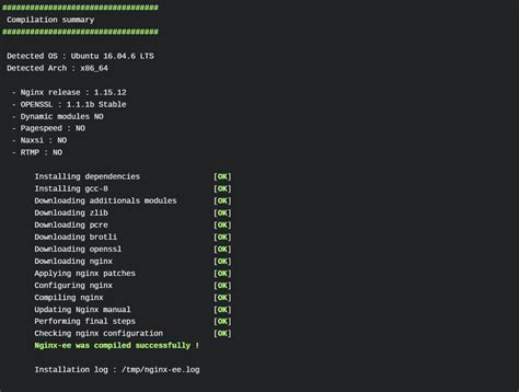 nginx ee automated nginx compilation from sources with additional
