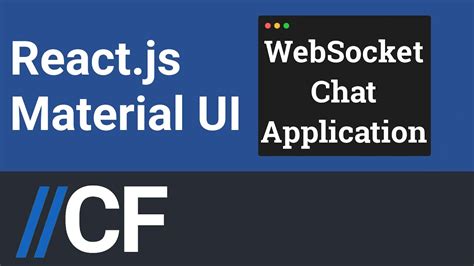react websocket chat application example with material ui youtube
