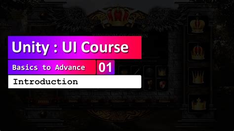 unity ui tutorials for beginners 01 introduction youtube