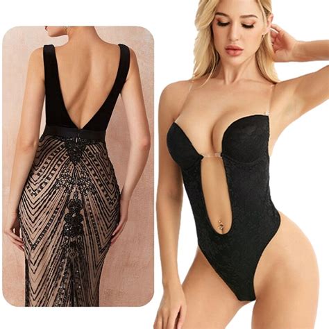 Get The Best Choice Backless Body Shaper Bra Plunging Deep V Neck