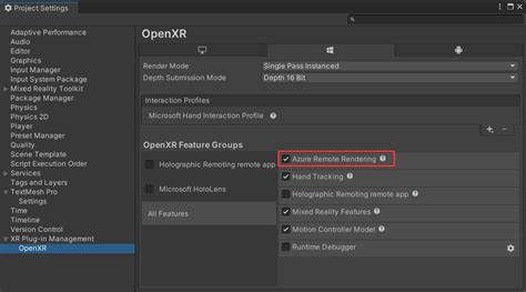 set up remote rendering for unity azure remote rendering microsoft