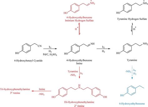 Scheme 1 Reaction Scheme Corresponding To The Hydrogenation Of