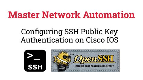 configuring ssh public key authentication on cisco ios part 1