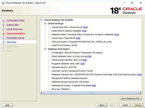 installing oracle database 18 3 on windows ahmed abdel fattah blog