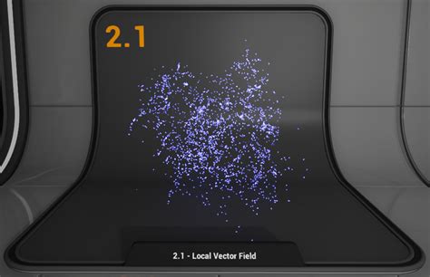 2 1 ローカル ベクターフィールド経由でパーティクルの動きを操作する unreal engine ドキュメント