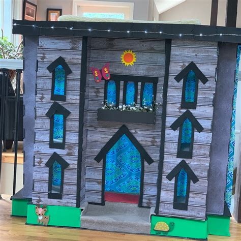 Diy Cat Castle Cardboard Play House Plans And Patterns Etsys Picks Badge