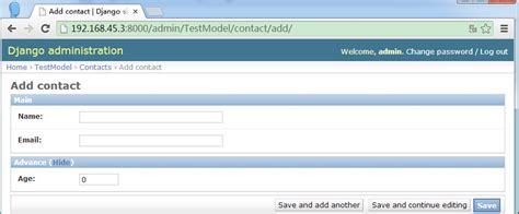 django admin management tools
