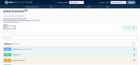 scenario apis