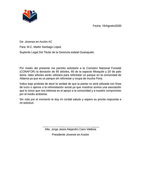 Modelos De Carta De Solicitud De Donaciones Ejemplos Financial Report