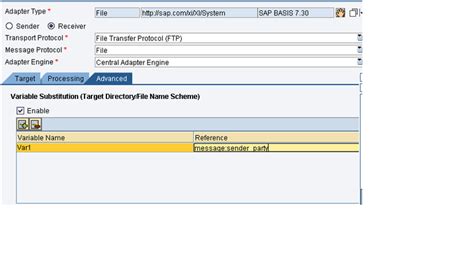 variable substitution for directory or file name sap blogs