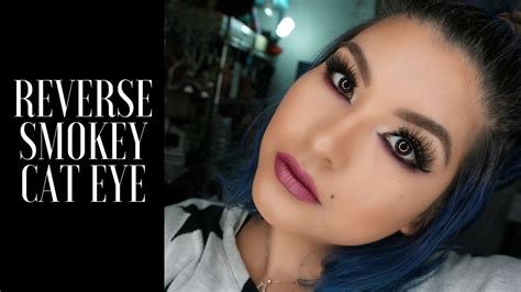 Reverse Smokey Cat Eye Makeup Tutorial Smokey Cat Eye Makeup Cat Eye