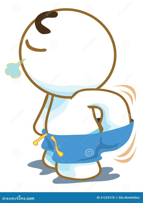 Anal Itching Scratch Bottom Stock Vector Illustration Of Anal People