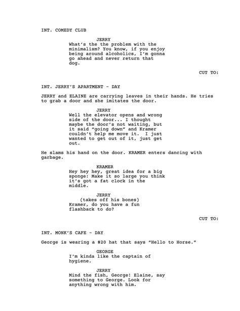 these seinfeld scripts written with a predictive text keyboard are both