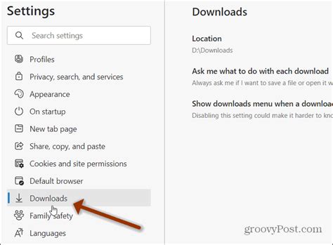 How To Disable The Microsoft Edge Downloads Menu Groovypost