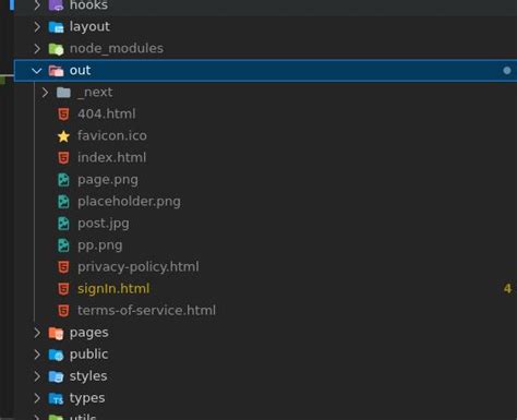 node js build nextjs as a static site and serve it in monolithic