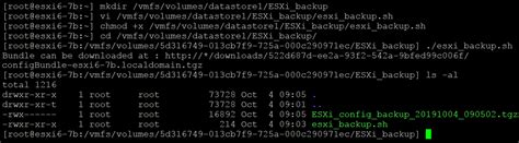 how to back up and restore vmware esxi host configuration