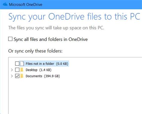 one drive not showing all folders microsoft community