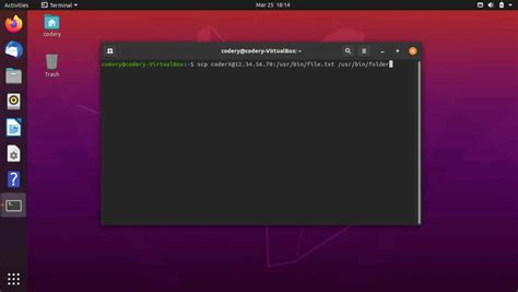 how to use scp command to transfer files in linux galeon