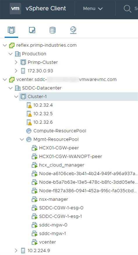 enhancements to hybrid linked mode hlm in vmc using the new vcenter