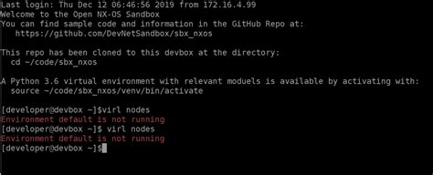 solved lost ssh connection to switch after a reload command in sandbox