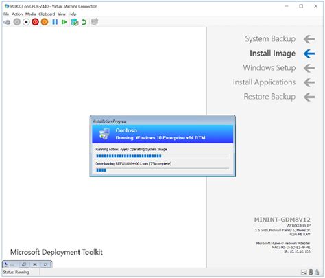 refresh a windows 7 sp1 client with windows 10 using configuration