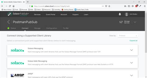 how to use solace pubsub event broker and postman for restful request