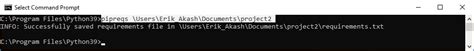 How To Create Requirements Txt File In Python Javatpoint