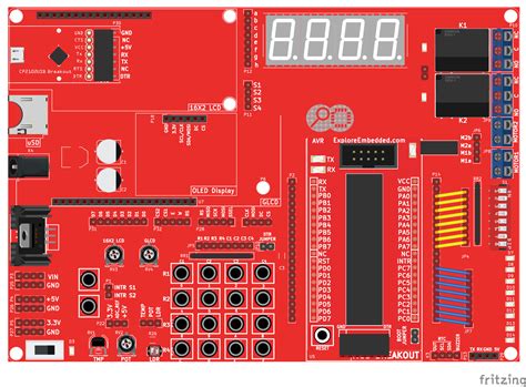switch and a led with avr tutorials