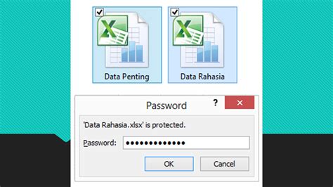 cara membuat password file excel blog tutorial microsoft excel