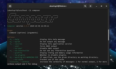 how to install and use php composer on linux distributions