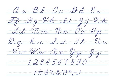 Cursive Writing For Beginners Podium School