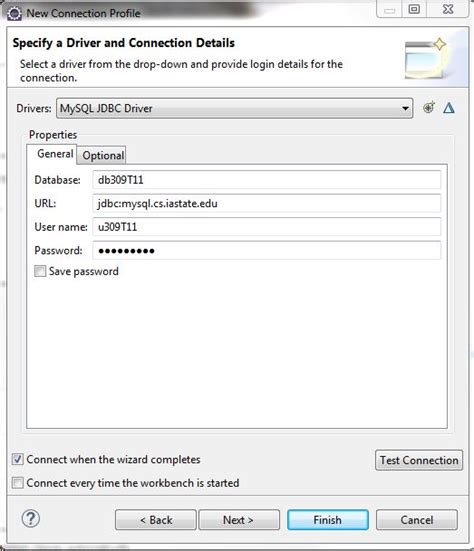 java why can i connect to mysql with winsql but not in a connection