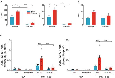 Frontiers Sex Differences In Il 33 Induced Stat6 Dependent Type 2