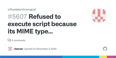 refused to execute script because its mime type text plain is not
