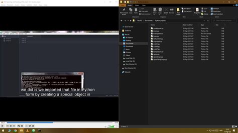 syntax error when trying to open a file through python 3 command shell