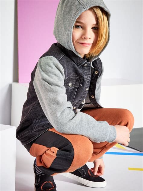 Veste En Jean Avec Manches En Molleton Gris Kiabi 25 00€
