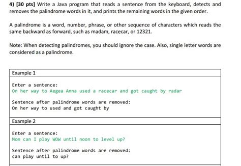 solved 4 [30 pts] write a java program that reads a sent